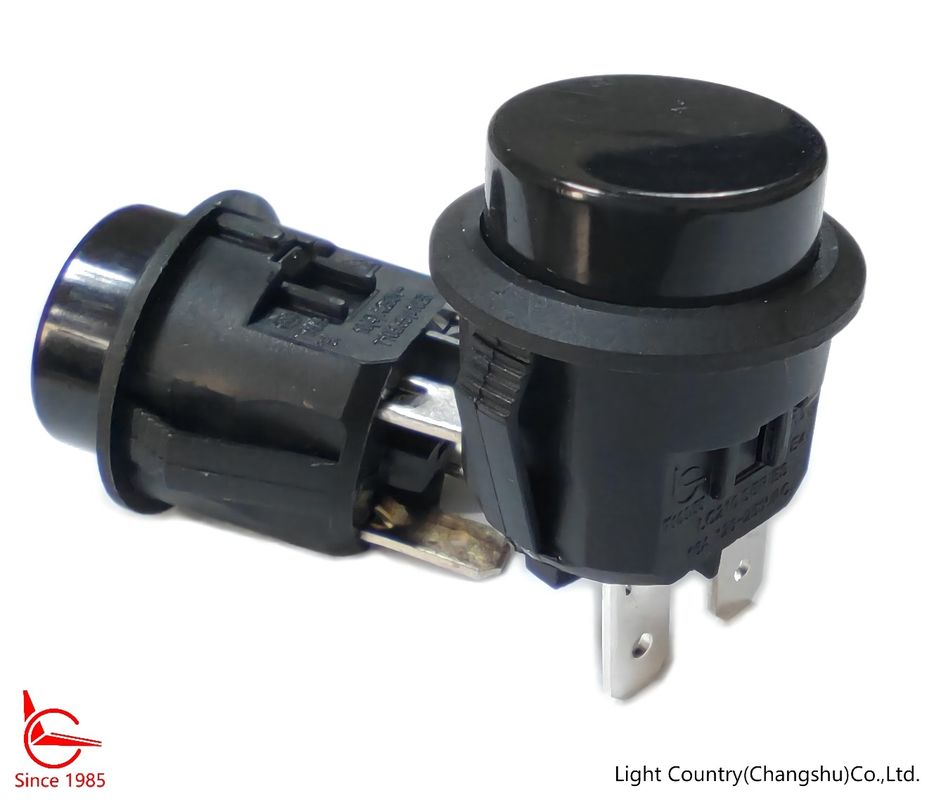 Taiwan Light Country Round Push Button Switch, LC210, Φ20, ON-OFF ...