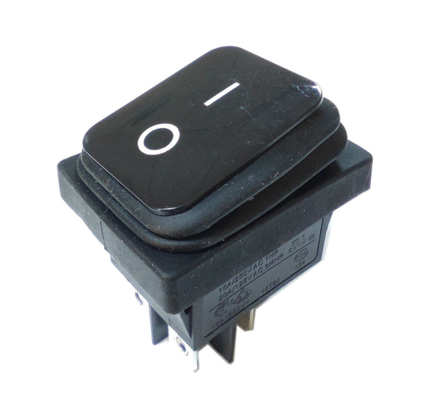 R5-12 Waterproof Electrical Switch, 32*25mm, ON-OFF, 4 terminals, PA66 ...