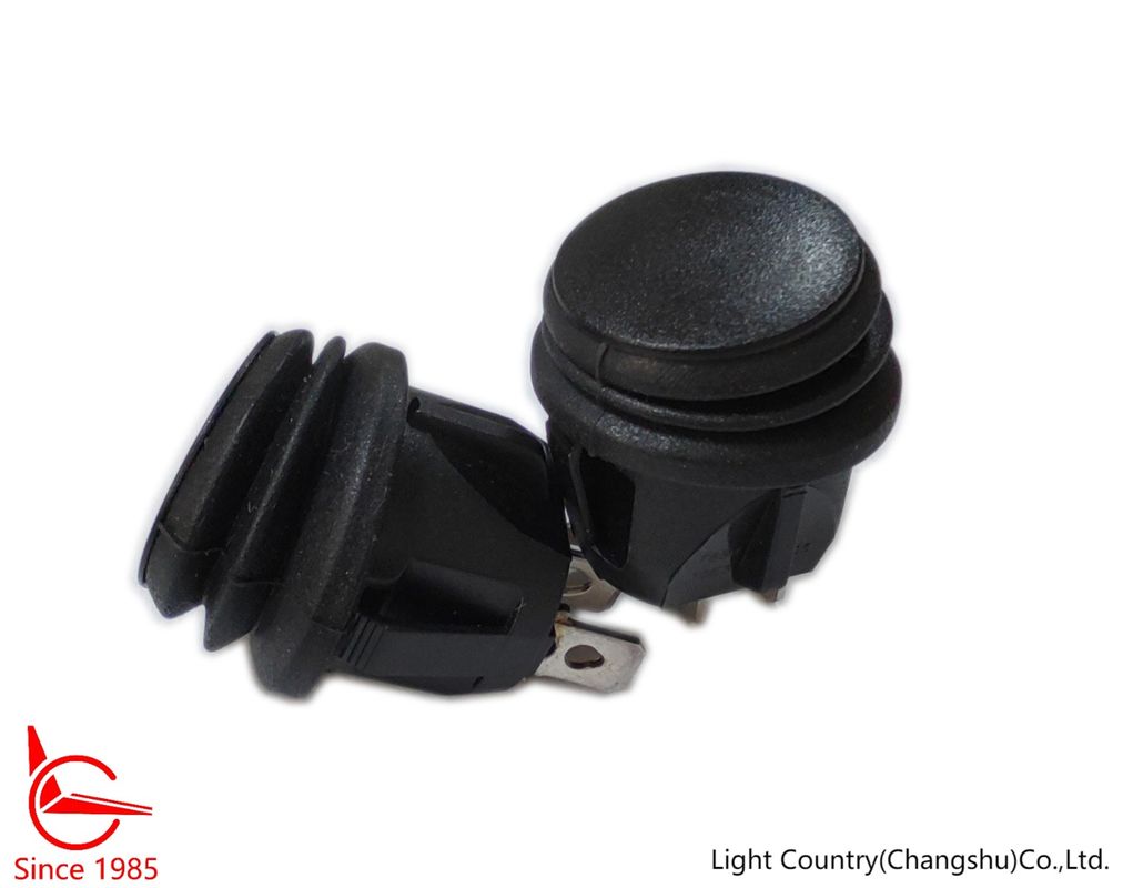 RC Round Waterproof Power Switch, Φ 20mm, ON-OFF-ON, 3 Terminals, UL ...