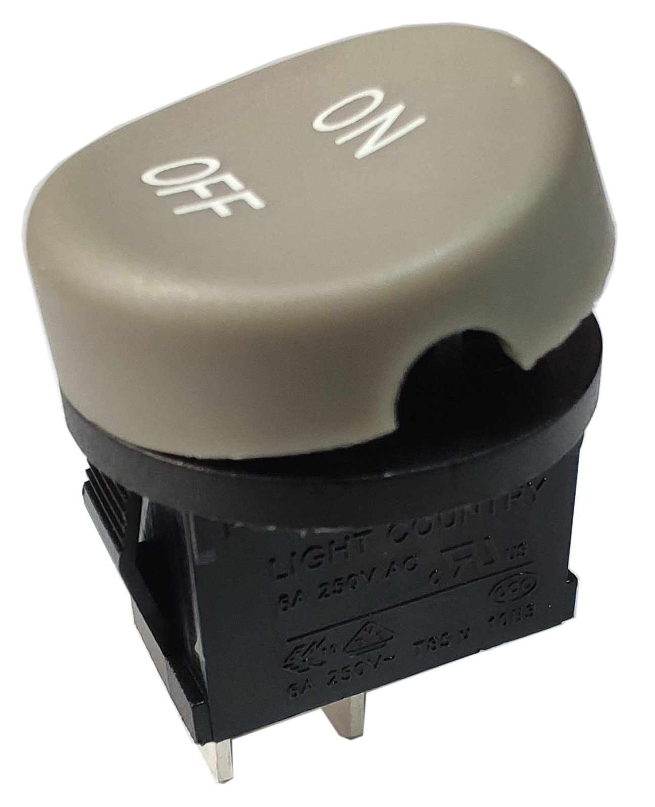 Mechanical 30000 Cycles Rocker Switch RA-2 Silver Alloy Contacts Durable